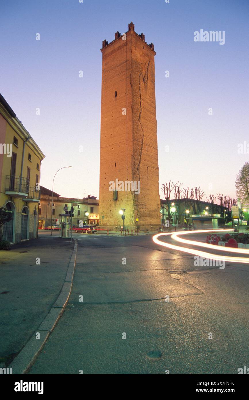 Italy. Lombardy, Castelleone, Torre Isso Tower Stock Photo - Alamy