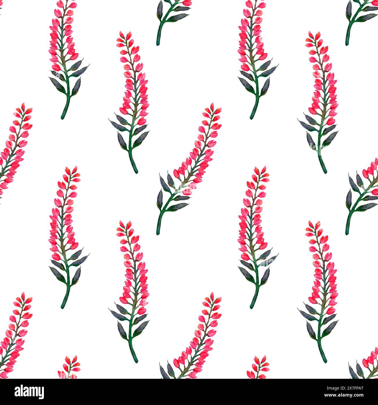 This design features a continuous layout of flowers and leaves set ...