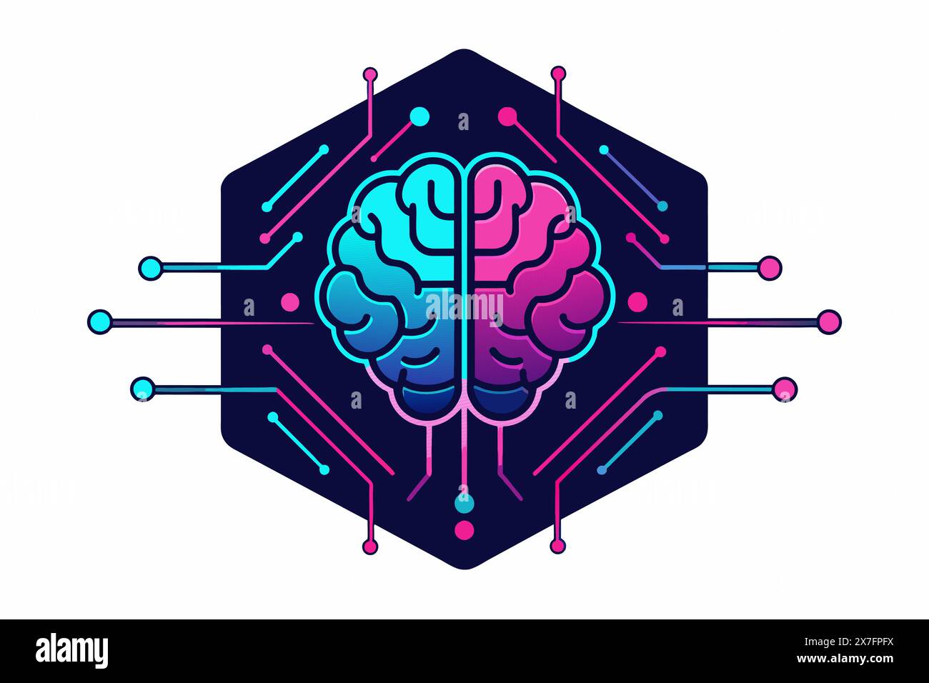 Neon circuits Cut Out Stock Images & Pictures - Alamy
