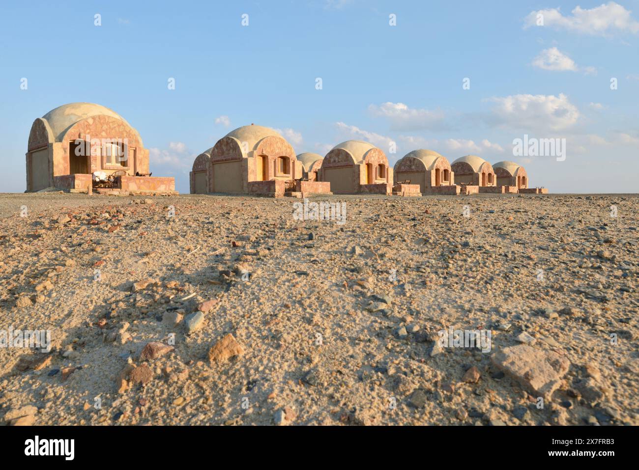 Houses of the Sahara desert Stock Photo - Alamy
