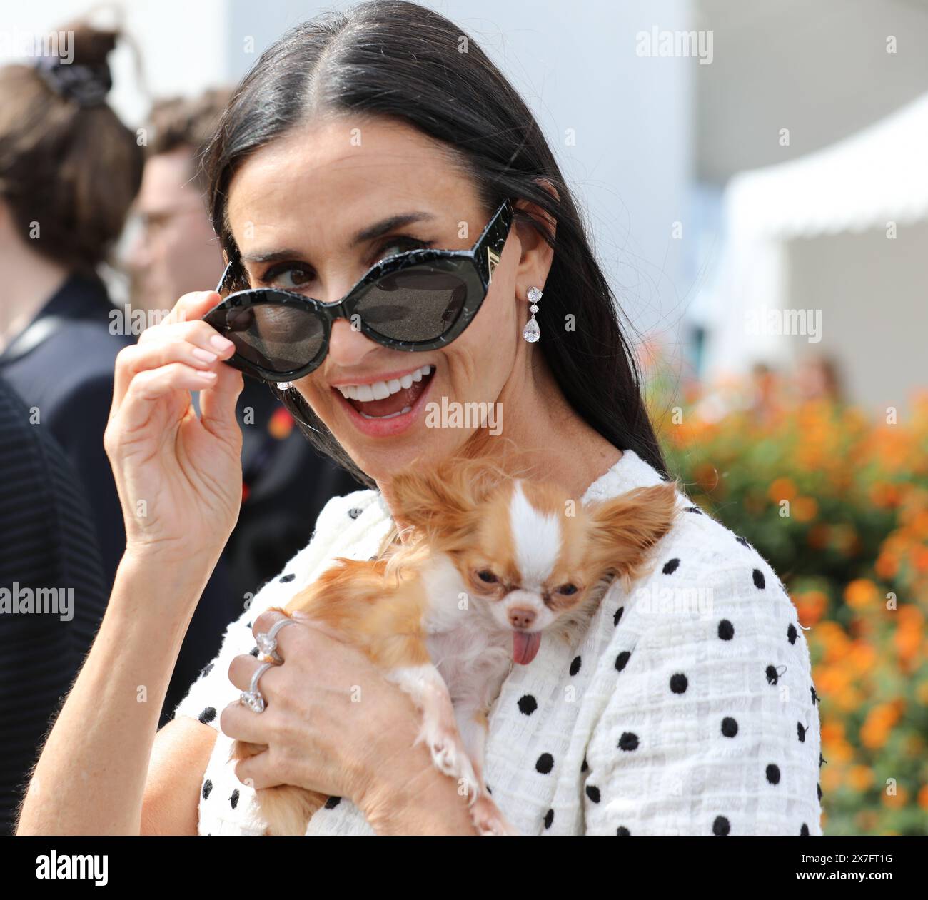 May 20, 2024, Cannes, Cote D'azur, France: DEMI MOORE poses with her ...