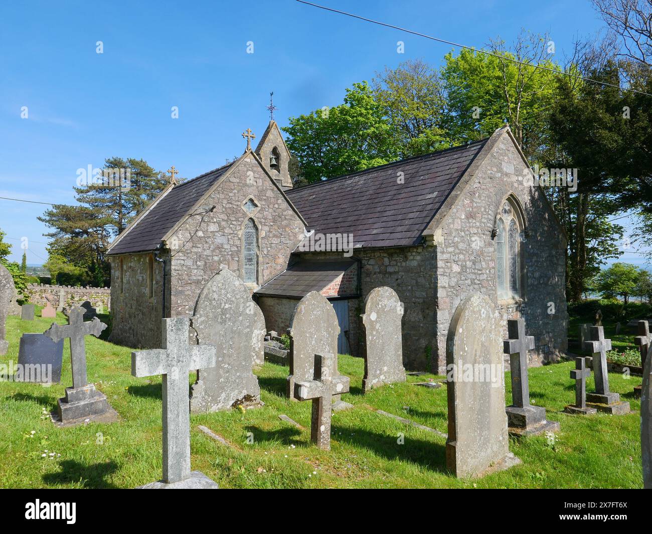 St john the baptist church penmaen hi-res stock photography and images ...