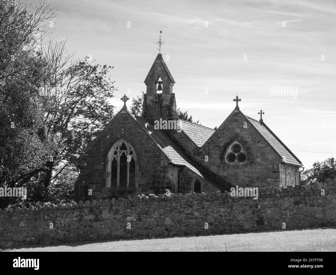 St John the Baptist Church, Penmaen, near Three Cliffs Bay, Swansea ...