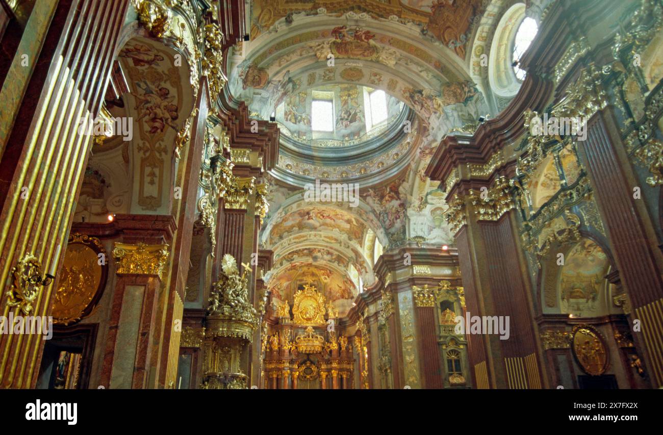 Melk abbey ceiling hi-res stock photography and images - Alamy