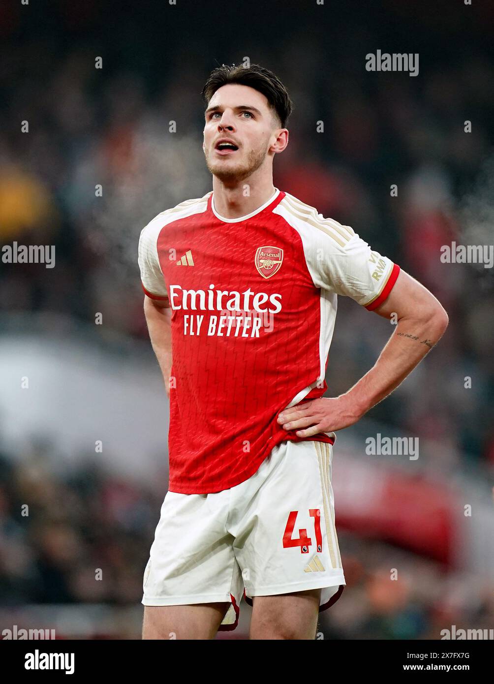 File photo dated 02-12-2023 of Declan Rice, who has urged his Arsenal ...