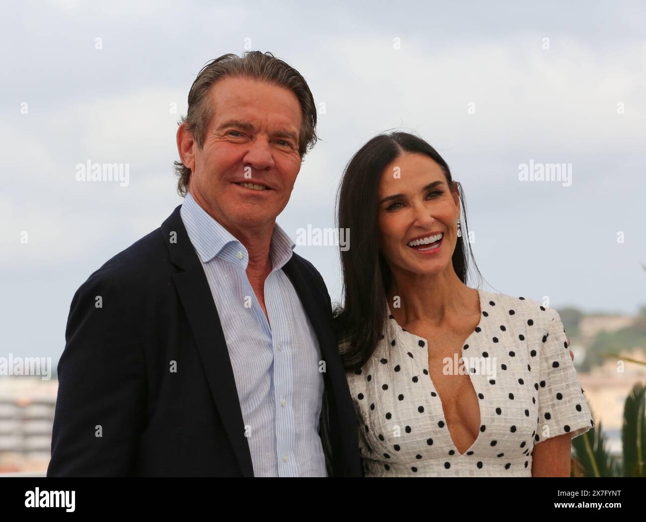 Cannes, France. 20th May, 2024. Dennis Quaid and Demi Moore at The ...