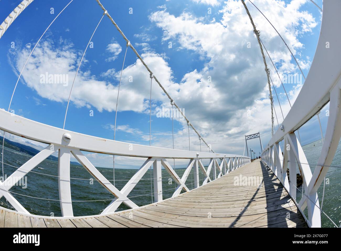 Curved deck bridge hi-res stock photography and images - Alamy