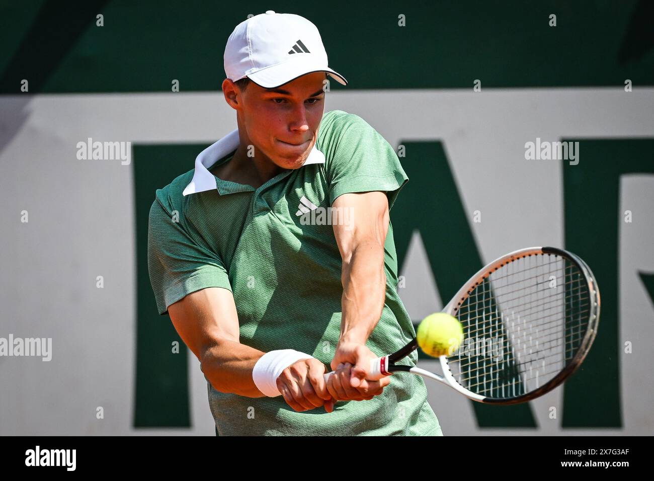 Gabriel DEBRU of France during first qualifying day of Roland-Garros ...