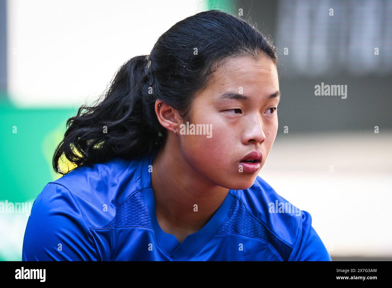 Jenny LIM of France during first qualifying day of Roland-Garros 2024, ATP and WTA Grand Slam ...