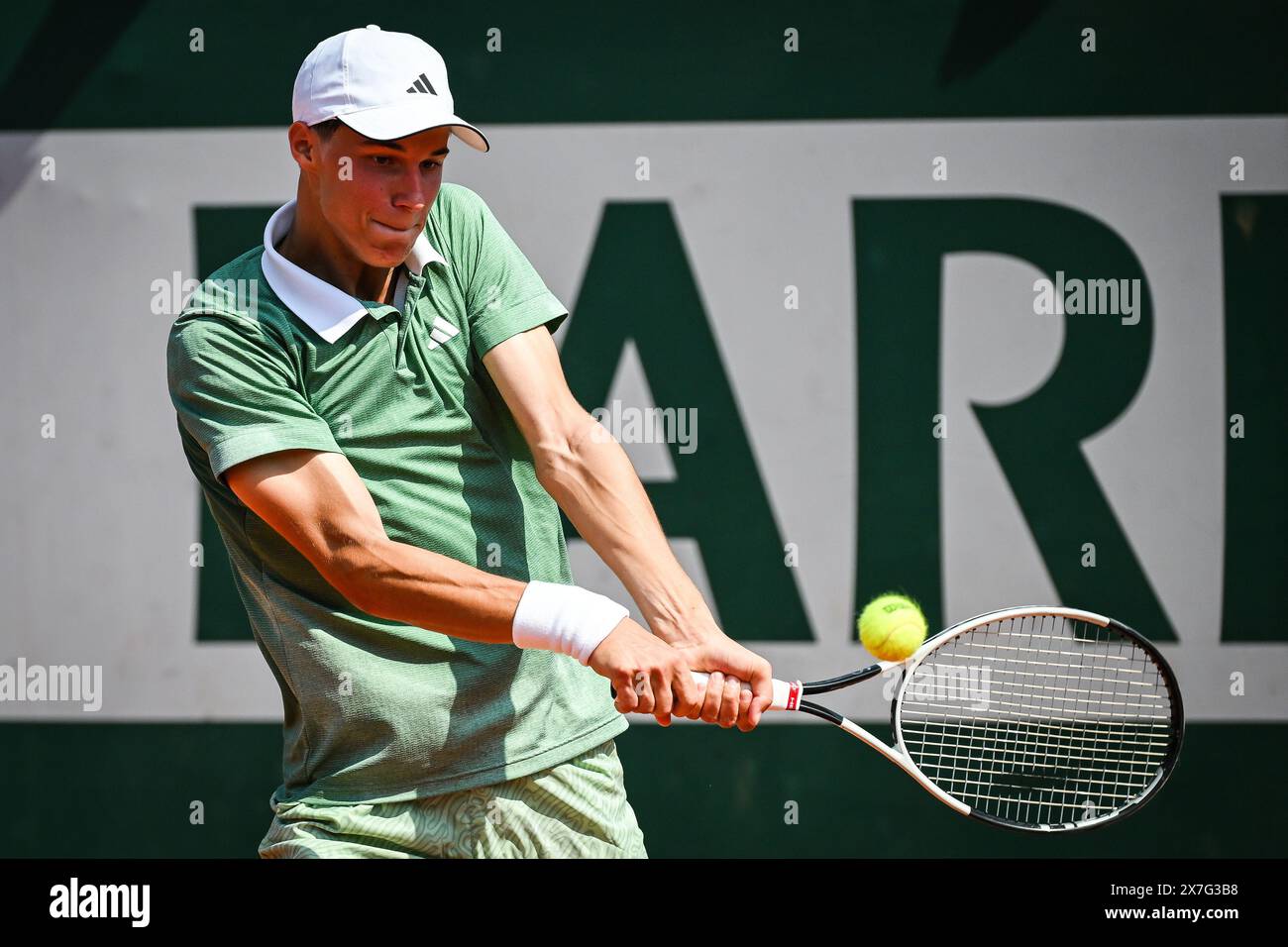 Gabriel DEBRU of France during first qualifying day of Roland-Garros ...