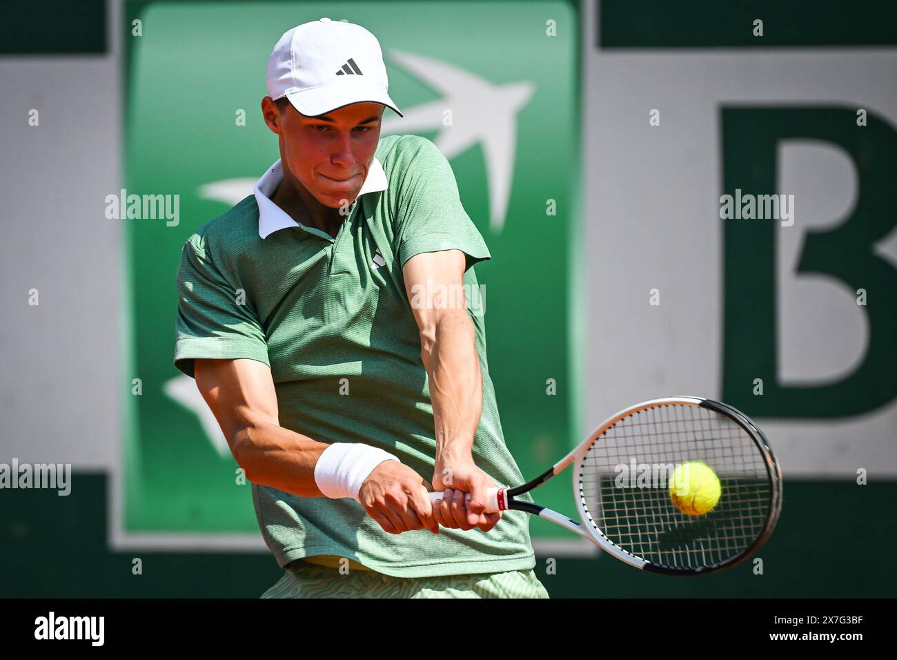 Gabriel DEBRU of France during first qualifying day of Roland-Garros ...