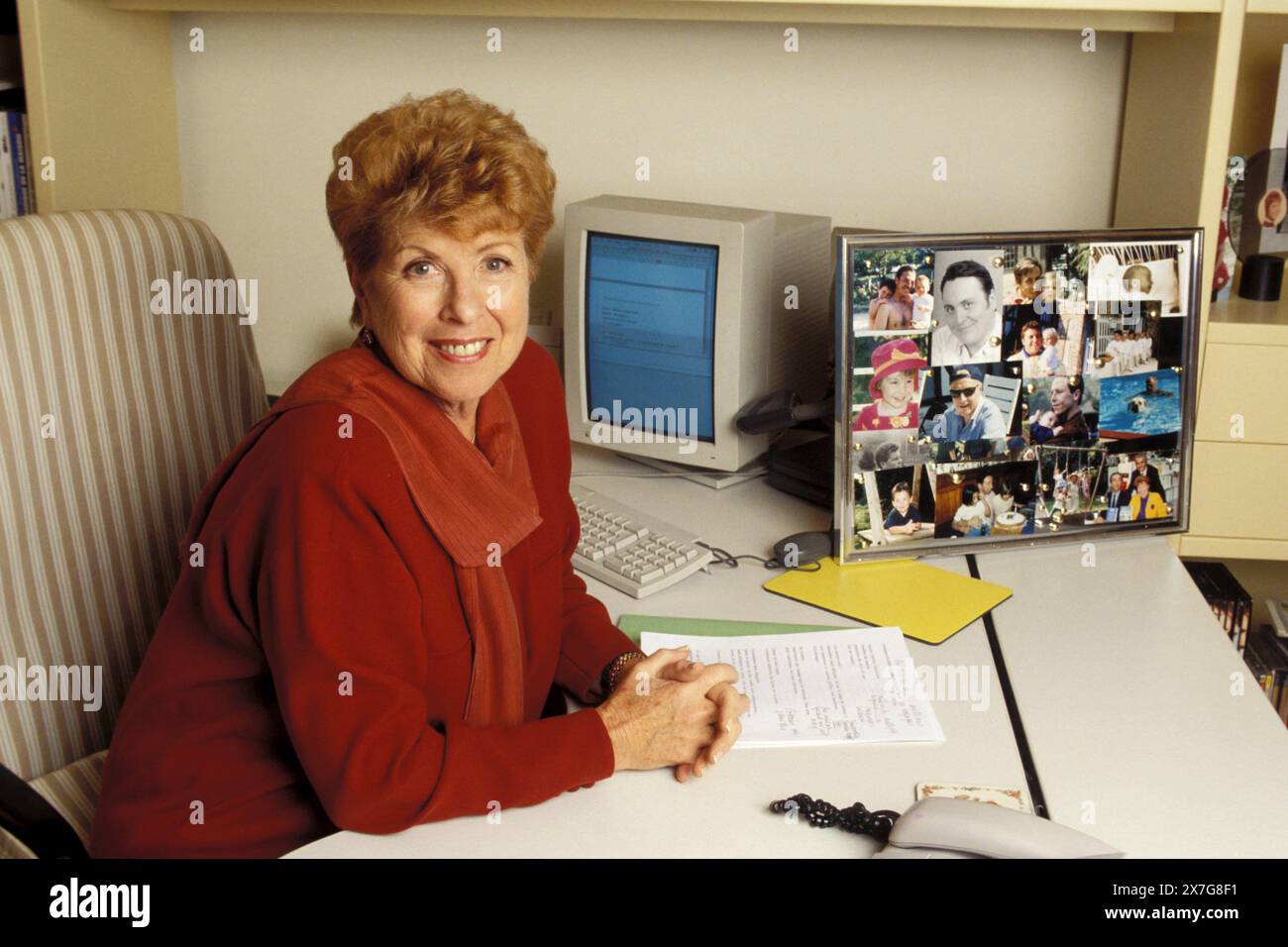 Christiane COLLANGE - Date : 19961201 ©John Foley/Opale.photo Stock ...