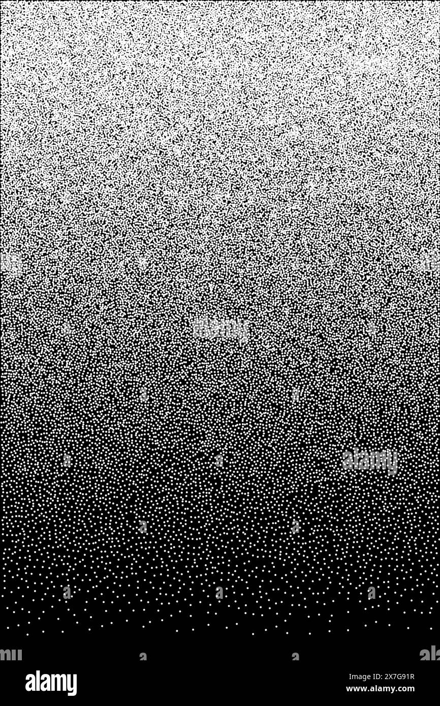 Stipple dots, gradient grain and noise texture vector illustration ...