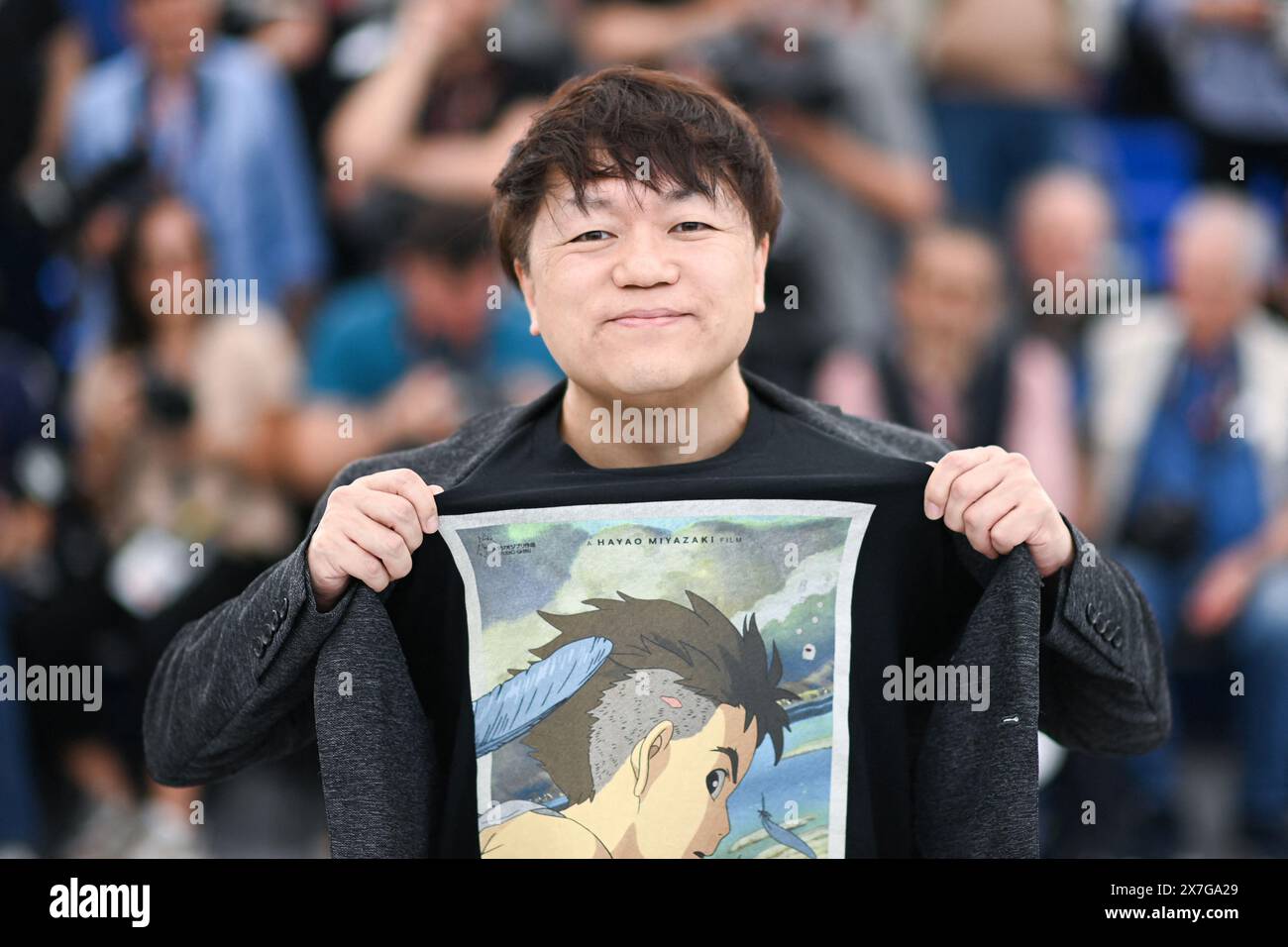 Cannes, France. 20th May, 2024. Kenichi Yoda attending the Honorary Palm D'Or To Studio Ghibli ...