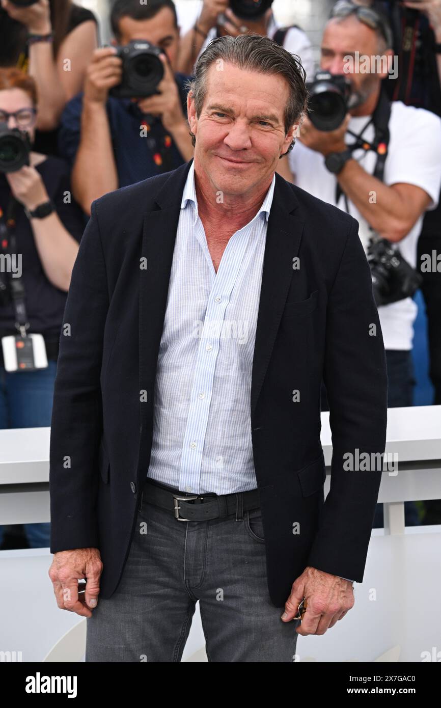 Cannes, France. May 20th, 2024. Denis Quaid attending The Substance ...