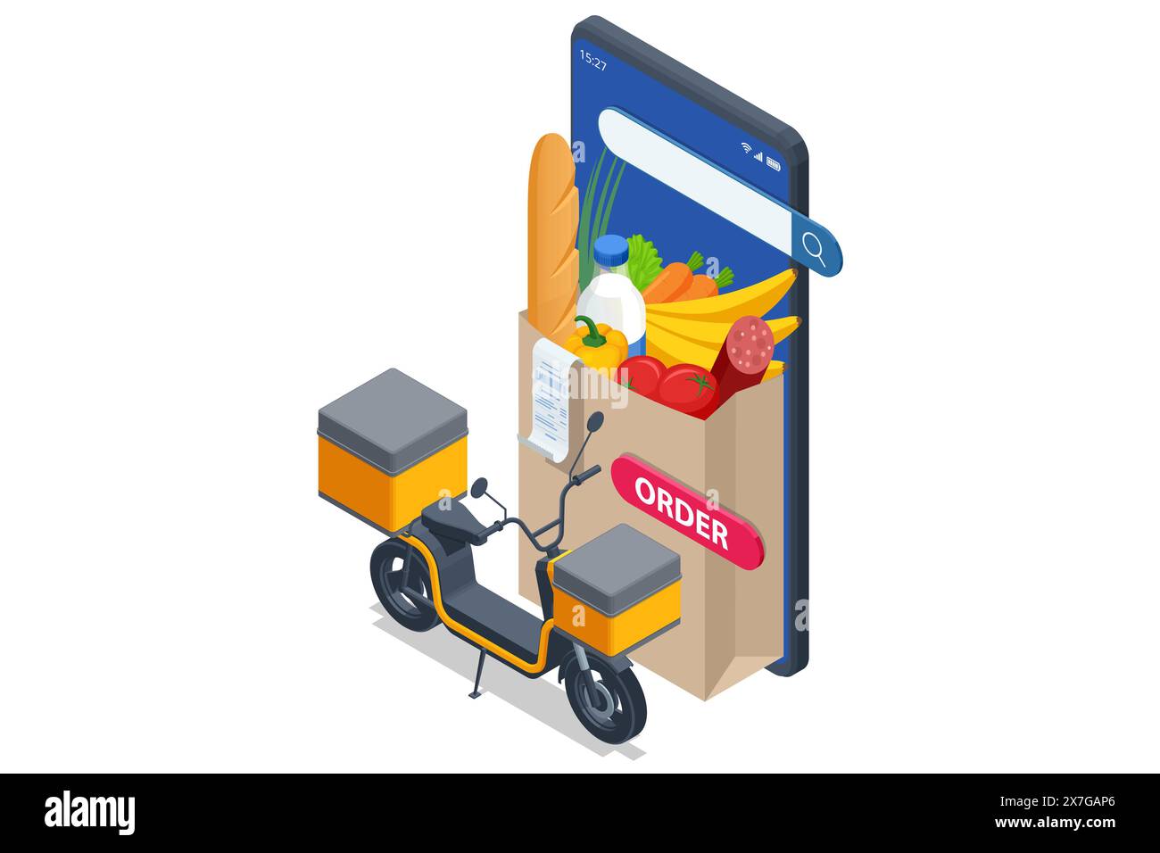 Riding market man Stock Vector Images - Alamy