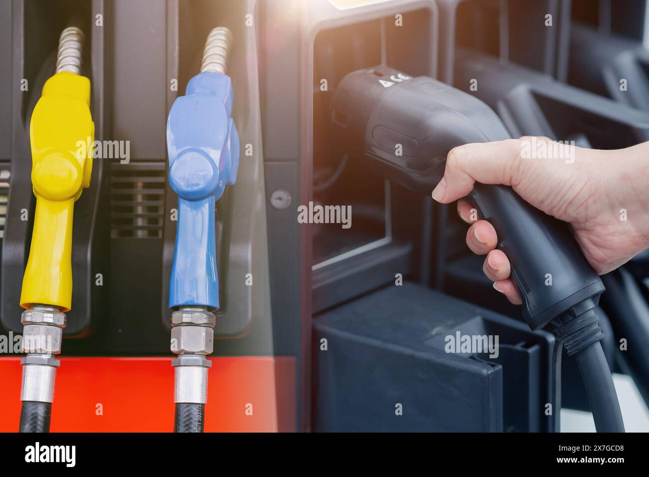 Duel energy vehicle alternative type compare EV charging station ...