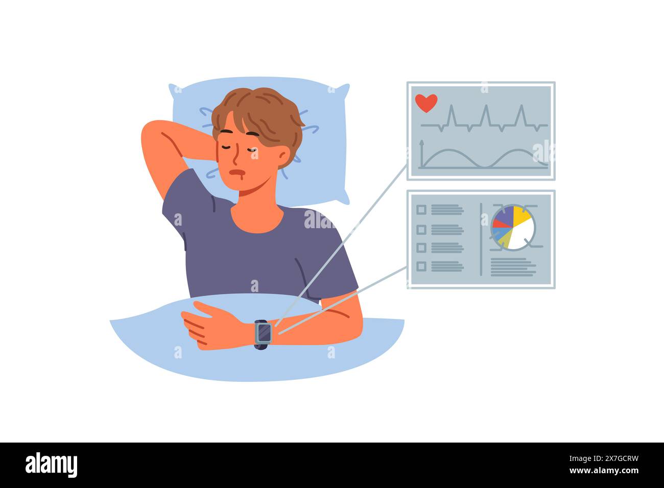 Slumber smart Stock Vector Images - Alamy