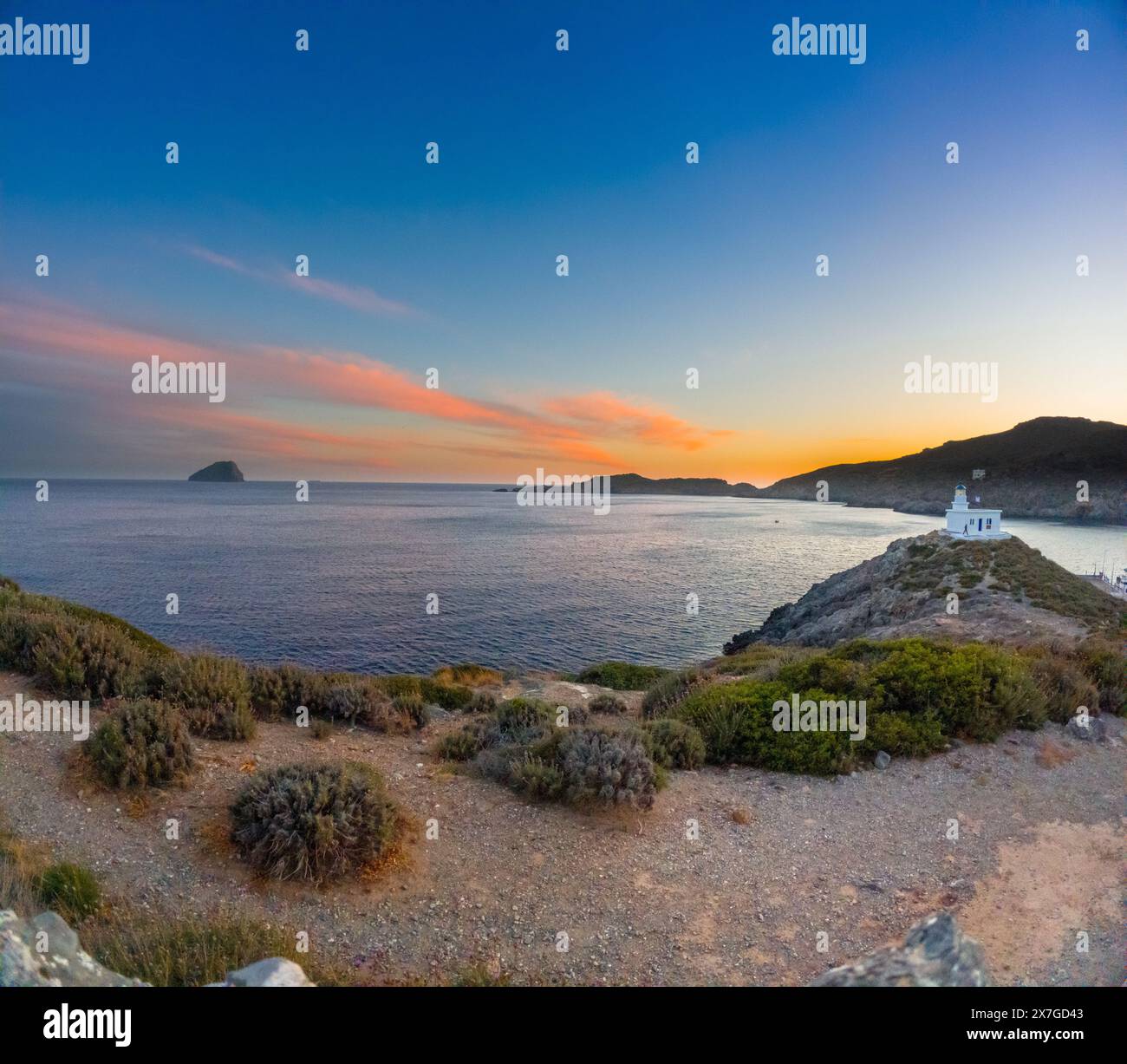 Kapsali village at Kithera island in Greece Stock Photo - Alamy