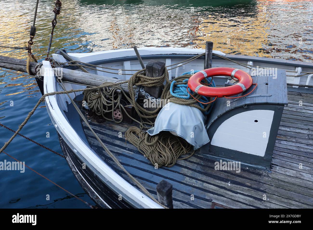 Beautiful capture of an old sailing ship in the picturesque Nyhavn ...