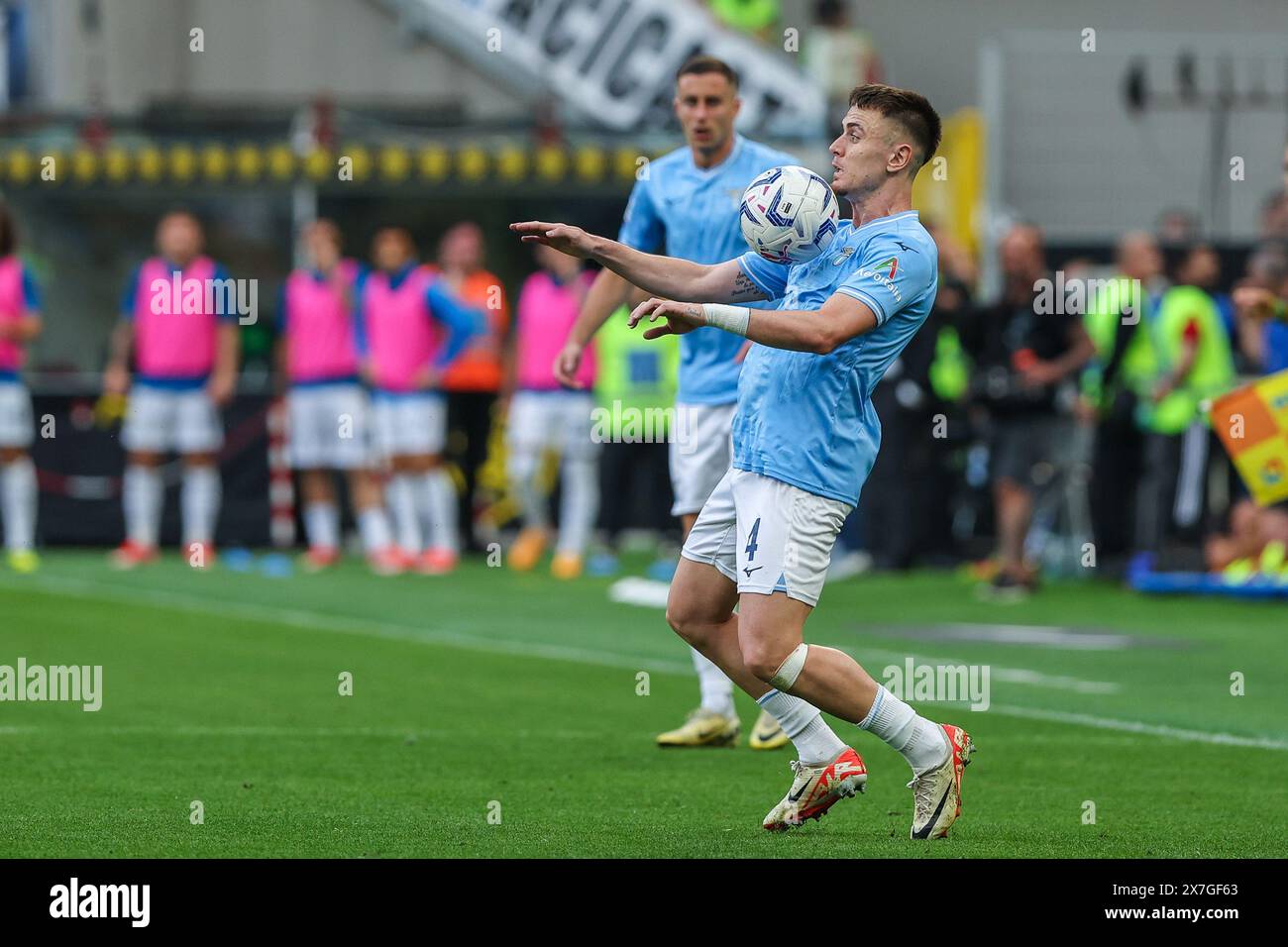 Patric Patricio Gabarron Gil of SS Lazio seen in action during Serie A ...