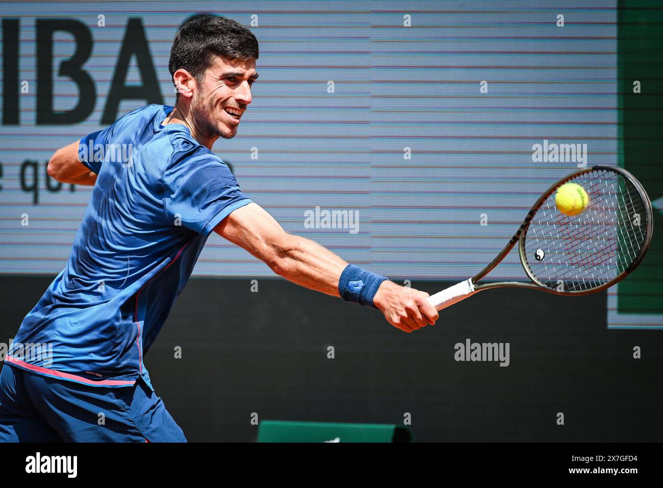 Franco AGAMENONE of Italia during first qualifying day of Roland-Garros ...