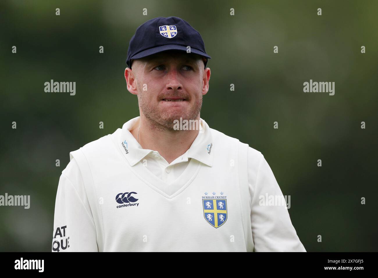 Durham's Callum Parkinson during day one of the Vitality County ...
