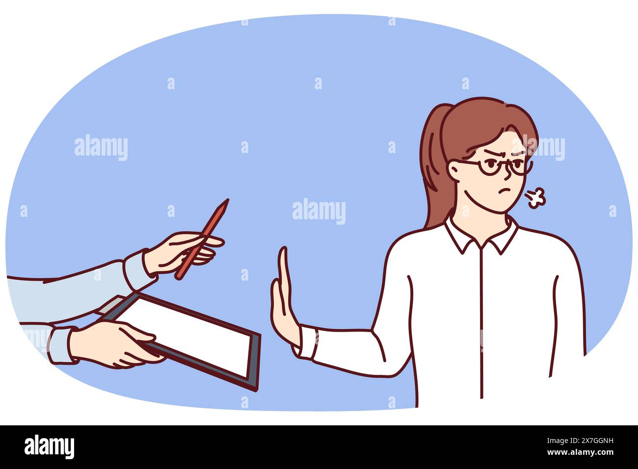 Contract signing client Cut Out Stock Images & Pictures - Alamy