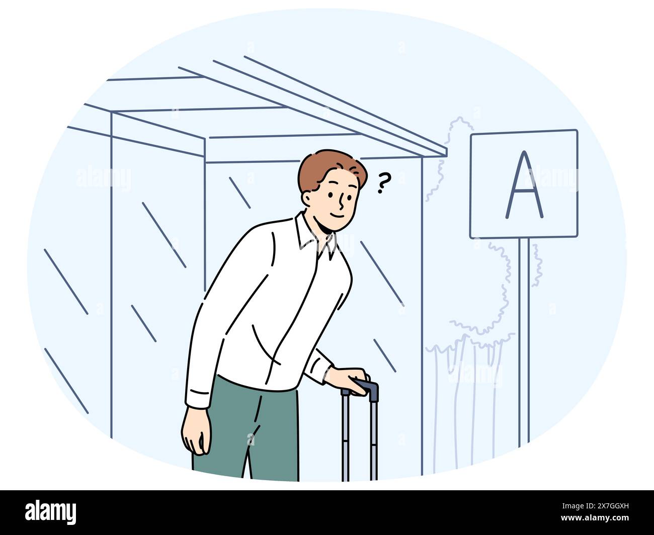 Expect delay Stock Vector Images - Alamy