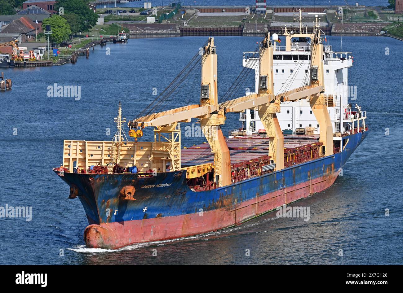 General Cargo Ship CONDOR PATAGONIA at the KIel Canal Stock Photo - Alamy