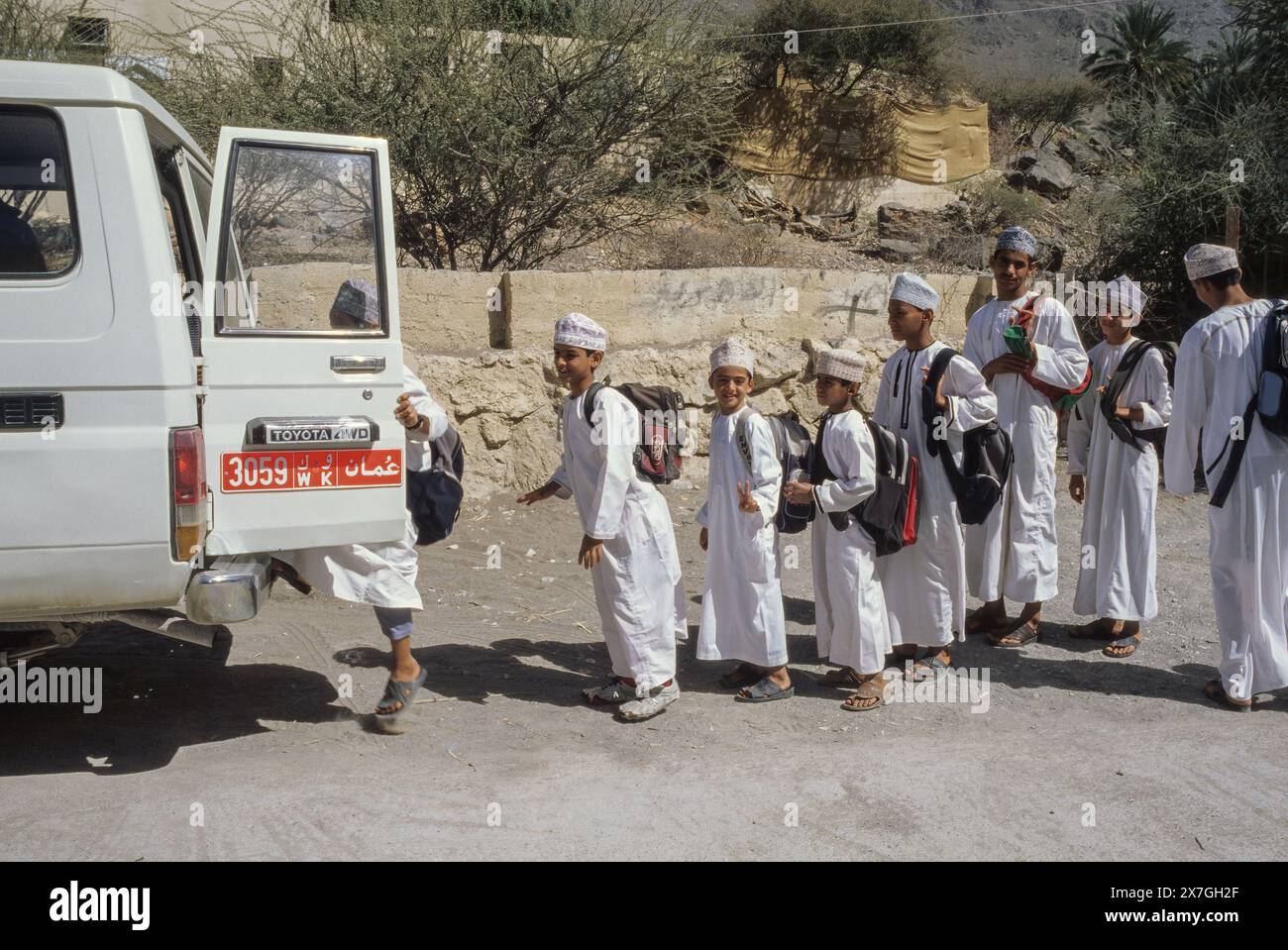 Wadi Bani Kharus, Oman, Arabian Peninsula, Middle East - Omani ...