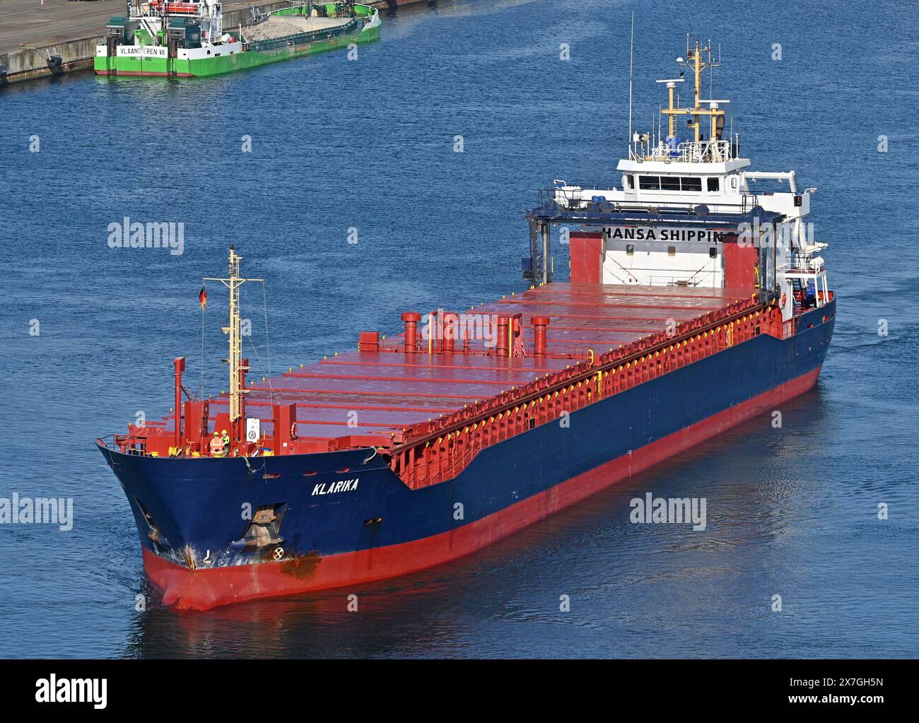 General Cargo Ship KLARIKA at the Kiel Canal Stock Photo - Alamy