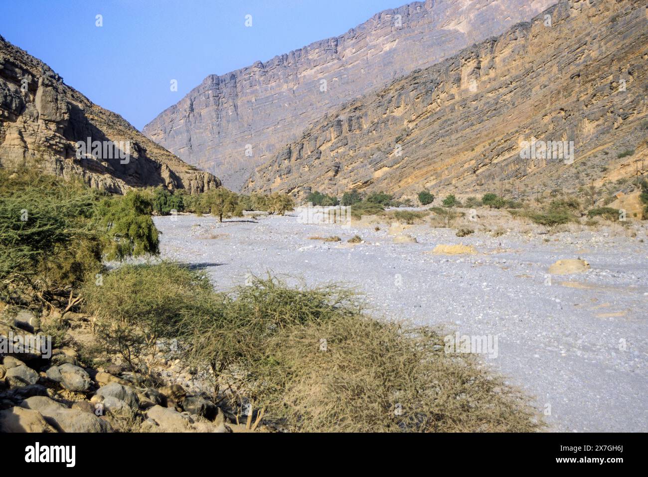 Wadi Bani Kharus, Oman, Arabian Peninsula, Middle East - One of the ...