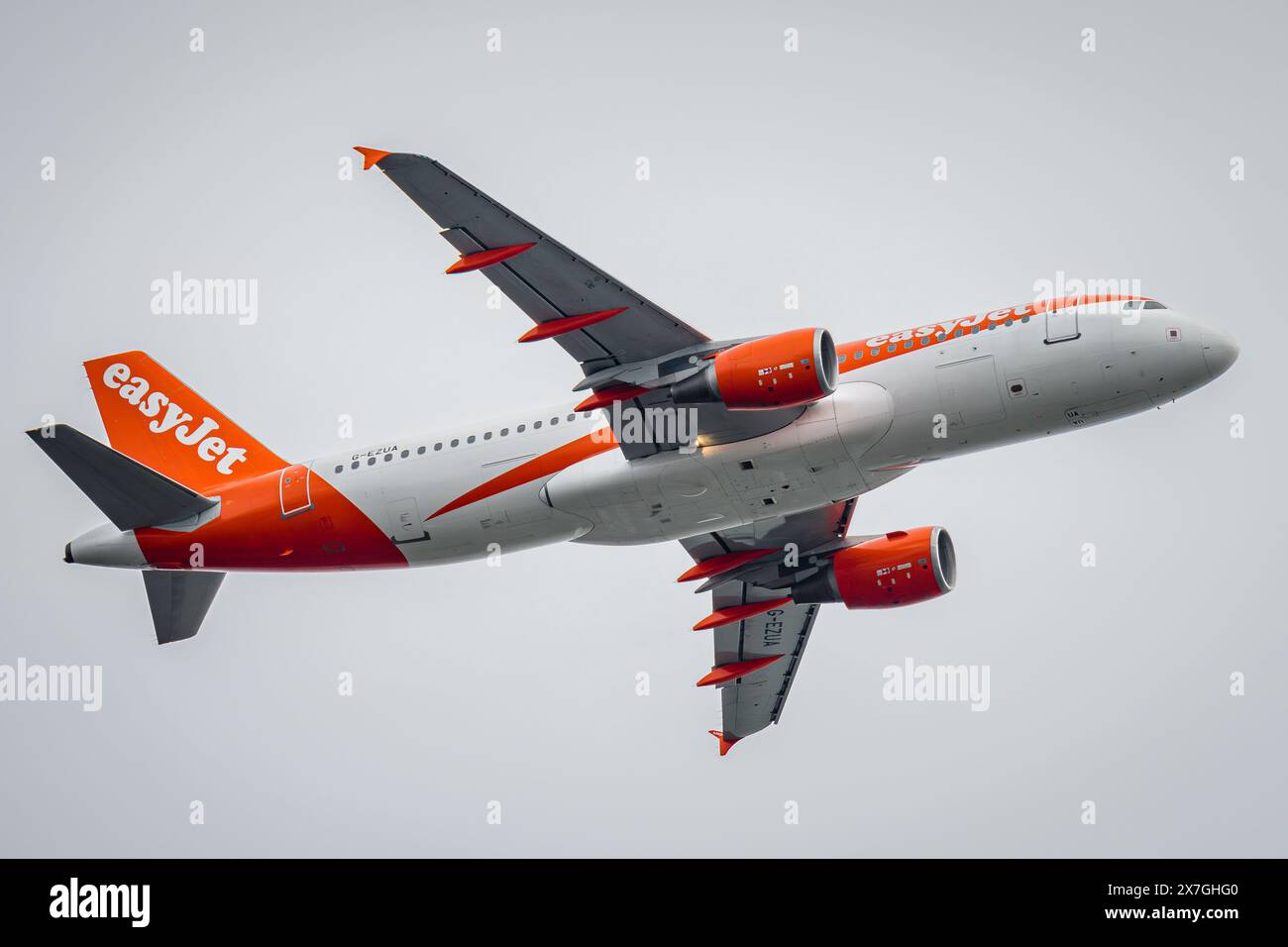 Leigh on Sea, Essex, UK - 20th May 2024: Easyjet Airbus aircraft ...