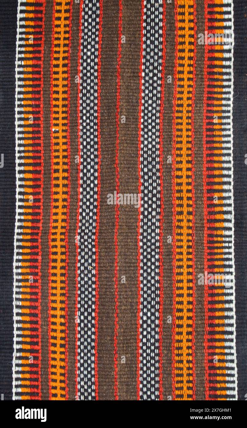 Oman. Omani Fabric from Nakhr Village, Wadi Ghul, Jebal Akhdar Stock ...
