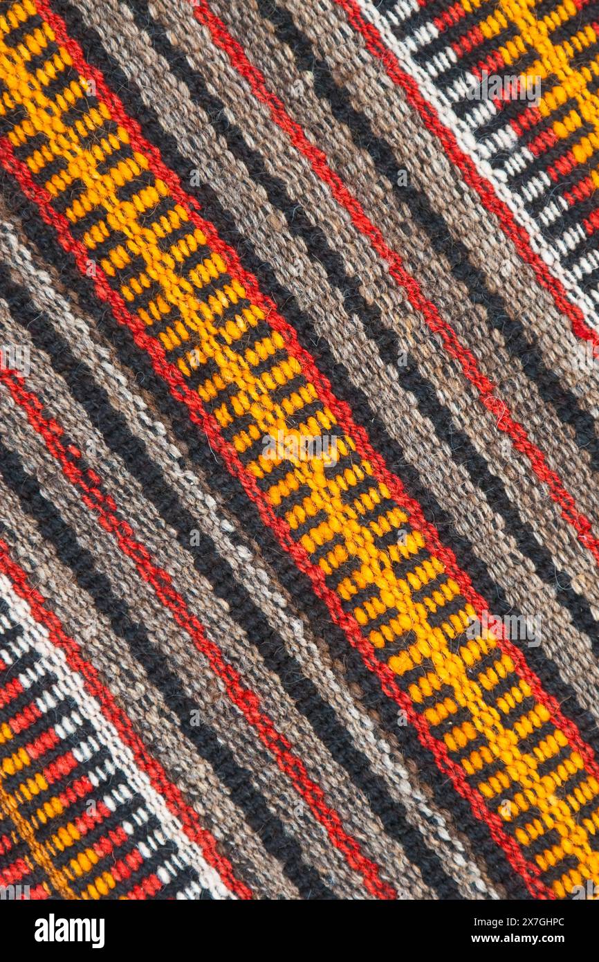 Oman. Omani Fabric from Nakhr Village, Wadi Ghul, Jebal Akhdar Stock ...