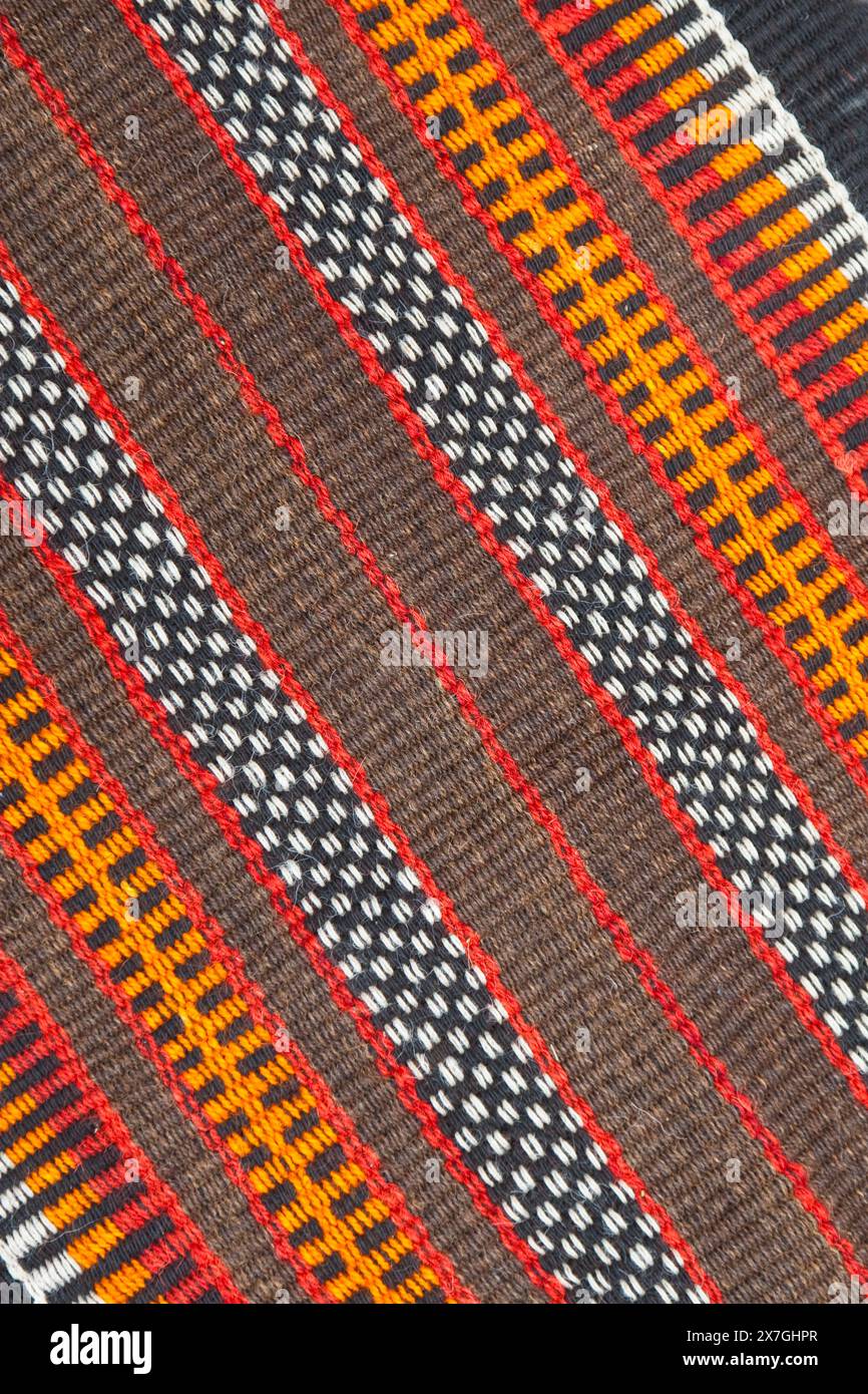 Oman. Omani Fabric from Nakhr Village, Wadi Ghul, Jebal Akhdar Stock ...