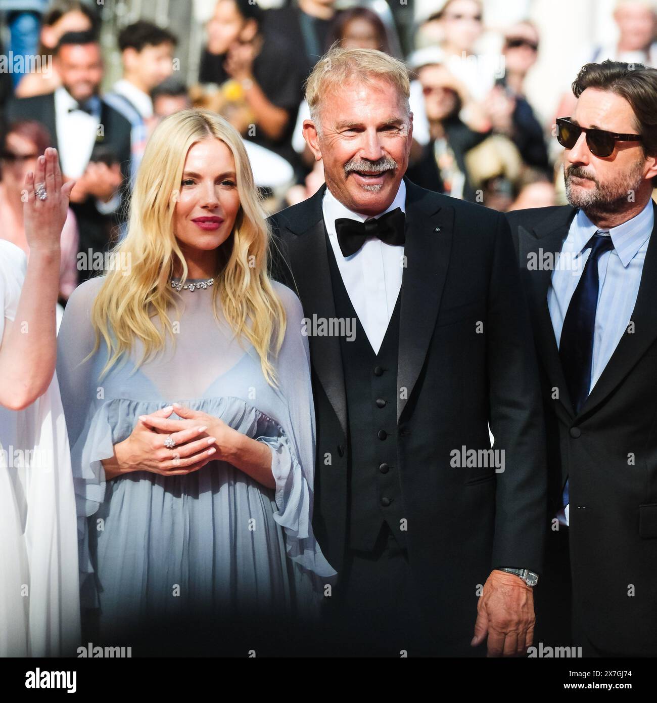 Cannes, France. 19th May, 2024. Sienna Miller and Kevin Costner arrives ...