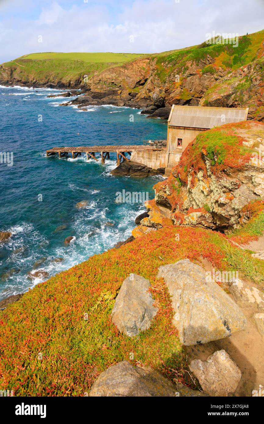 The old lifeboat station, Lizard Point, Cornwall, West Country, England ...