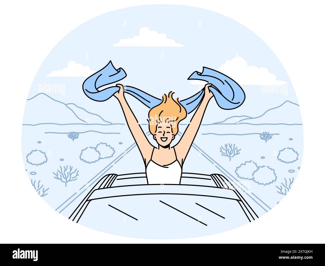 Woman scarf convertible hi-res stock photography and images - Alamy