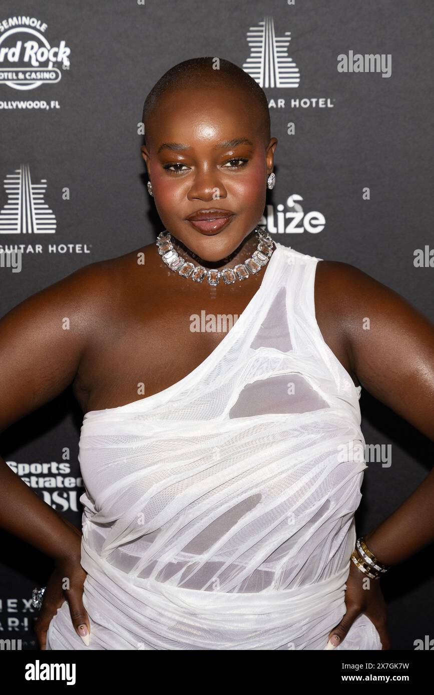 HOLLYWOOD, FLORIDA - MAY 18: Achieng Agutu attends the Sports ...