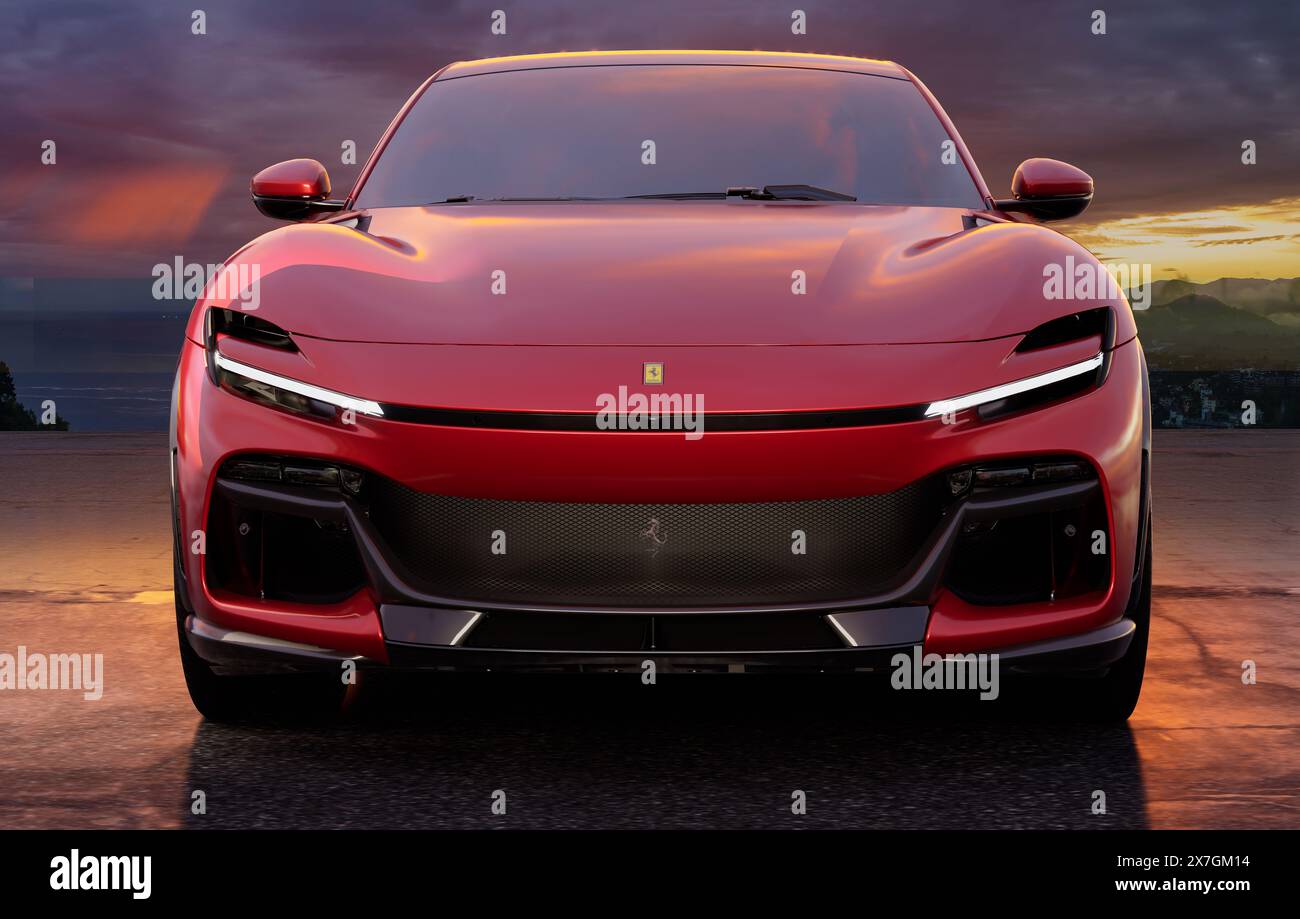 Ferrari Purosangue :Ferrari's first ever SUV Stock Photo - Alamy