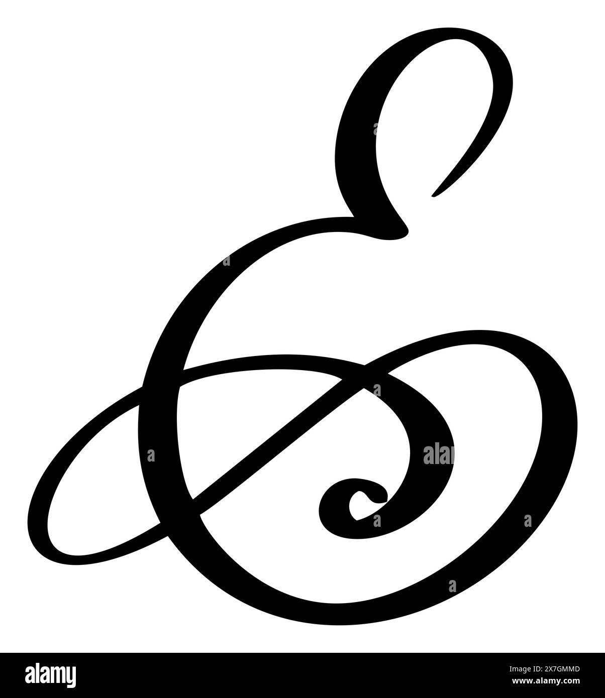 E hand written logo Cut Out Stock Images & Pictures - Alamy