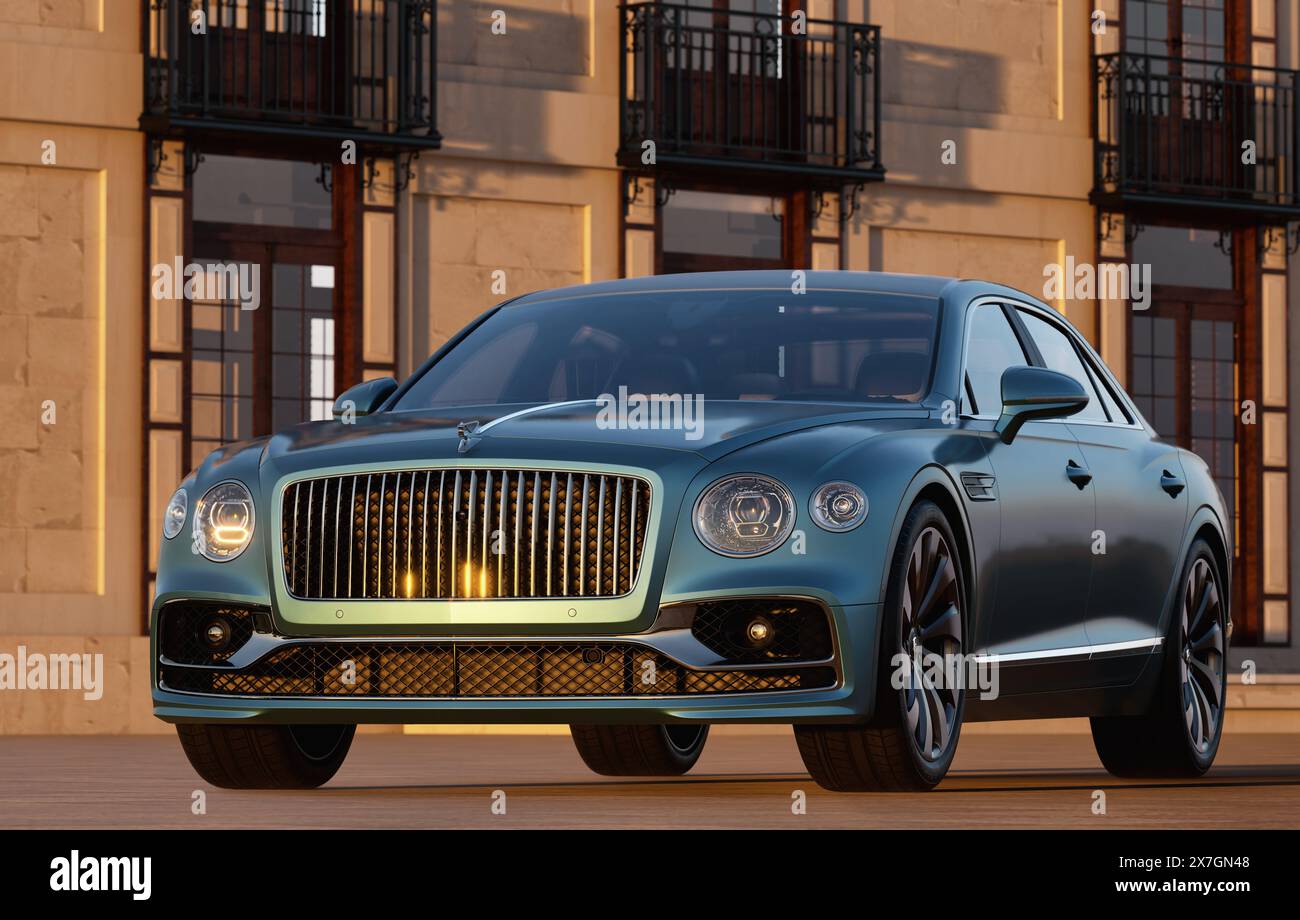 Bentley Flying Spur is an incredibly powerful car. Available with your ...