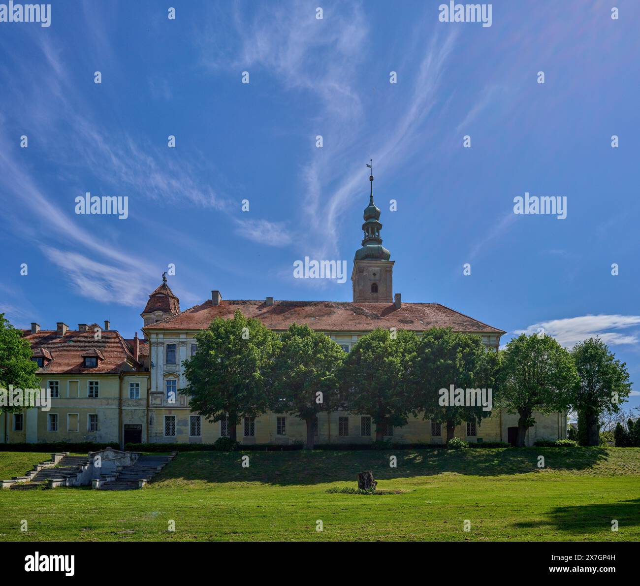 Baroque palace in Olesnica Mala Klein Ols former residence of Jorck von ...