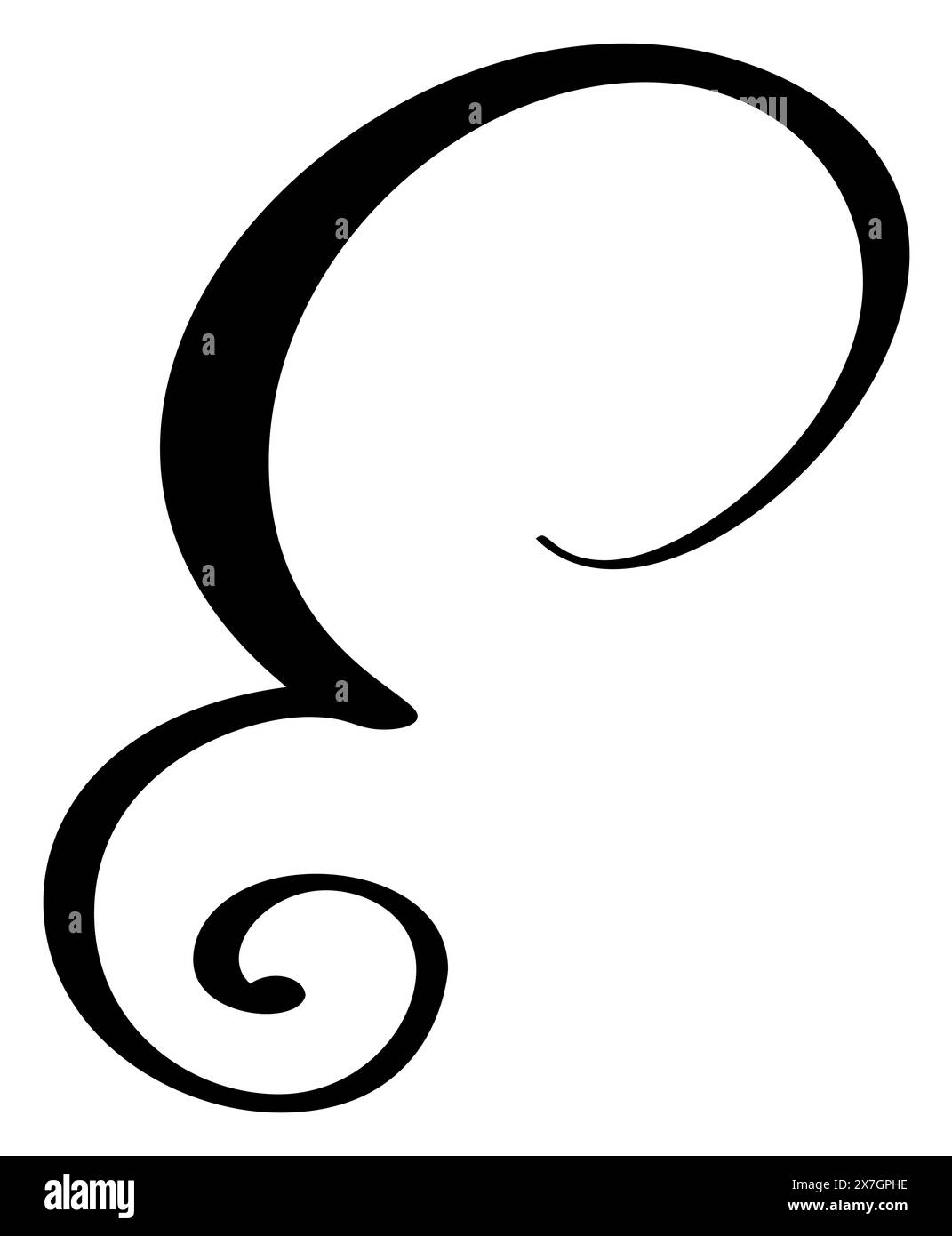 Vector Calligraphy Hand Drawn Letter E Script Font Logo Icon Handwritten Brush Style Stock