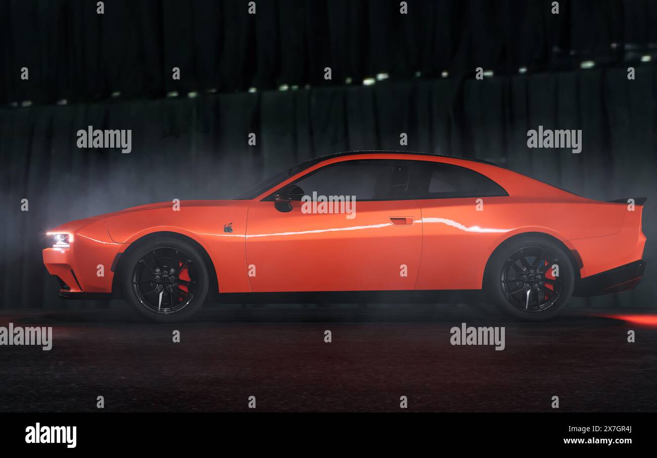 The Next-Gen Dodge Charger Daytona Stock Photo - Alamy