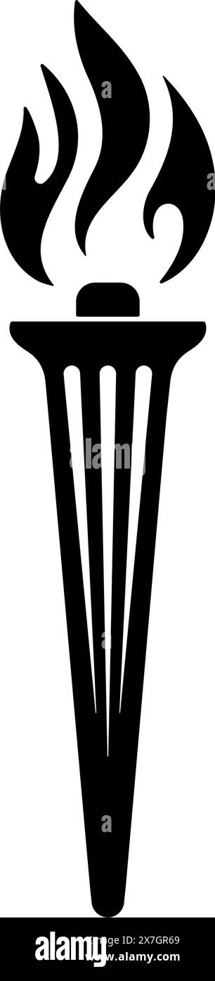 Modern olympic torch Black and White Stock Photos & Images - Alamy