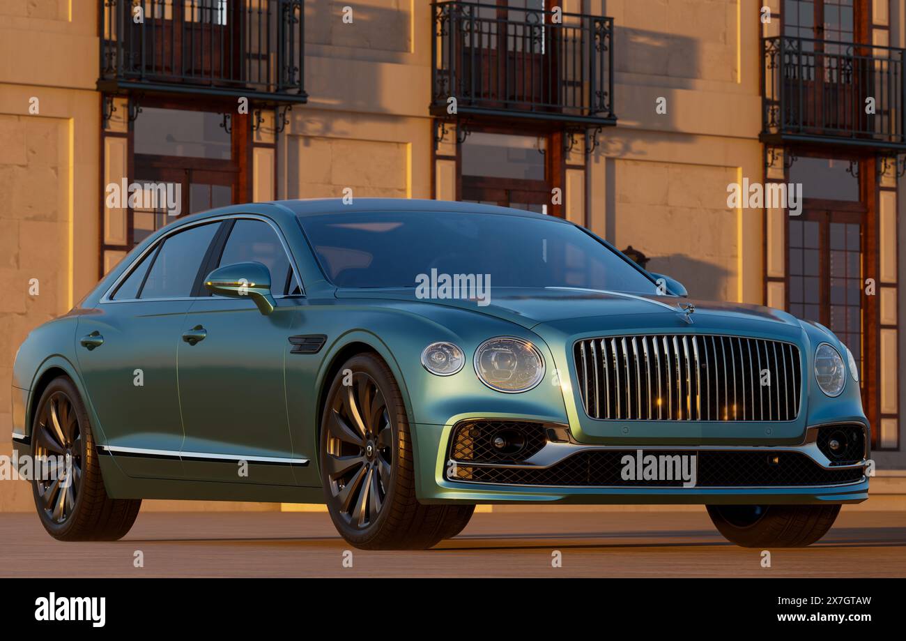 Bentley Flying Spur is an incredibly powerful car. Available with your ...