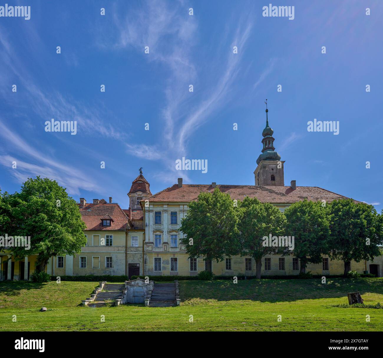 Baroque palace in Olesnica Mala Klein Ols former residence of Jorck von ...